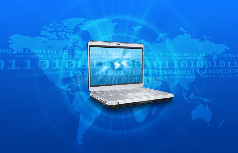 Global Information Computer Technology Stock Illustration ...