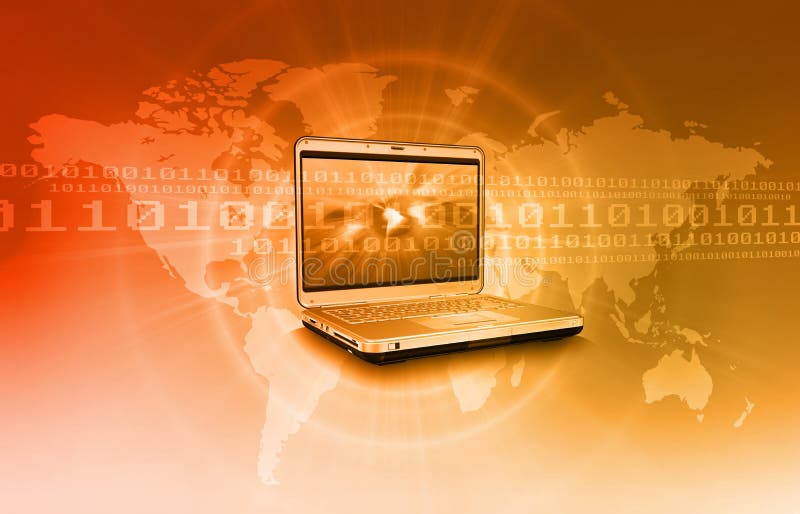 Internet Concept Background Stock Illustration - Illustration of ...