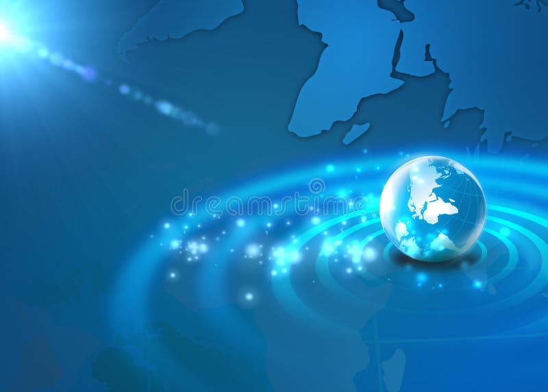 Rainbow Internet Technology Wave Background Stock Illustration ...