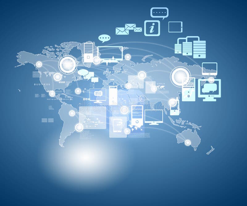 Internet Concept Illustration Stock Illustration - Illustration of ...