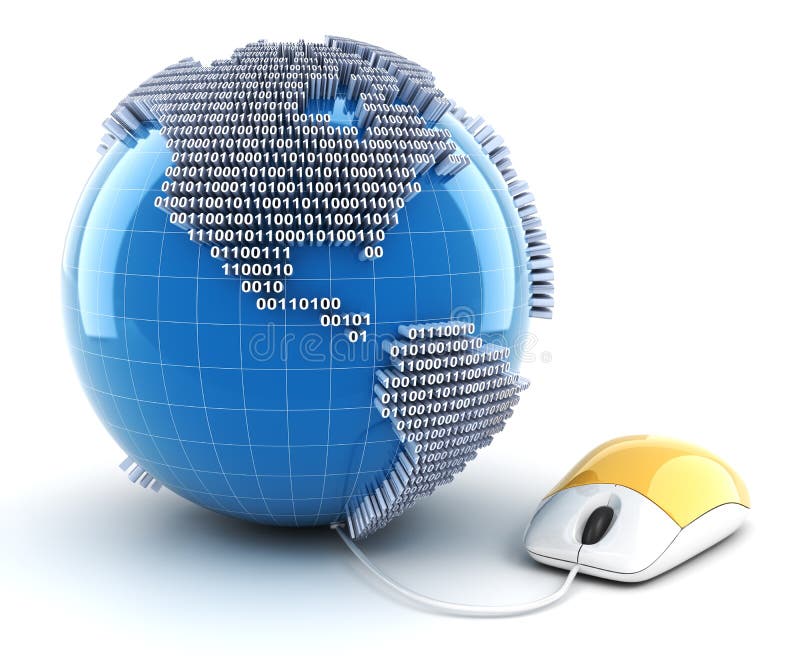 Internet concept stock illustration. Illustration of binary - 51005975