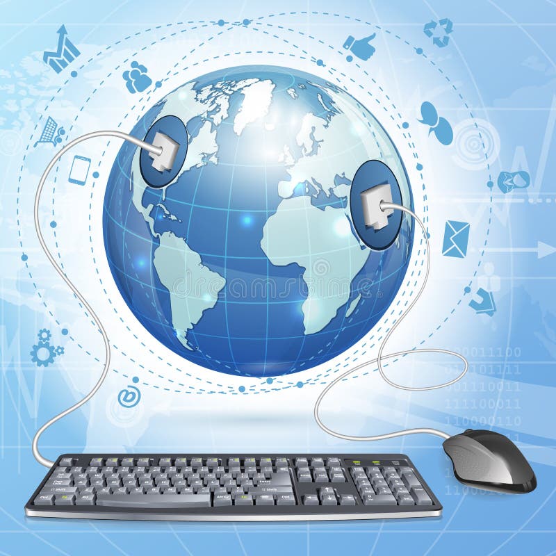 Internet Concept stock vector. Illustration of internet - 38726510