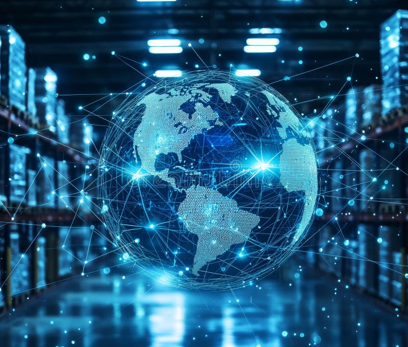 Internet Concept. Some Elements Provided by NASA Stock Photo - Image of ...