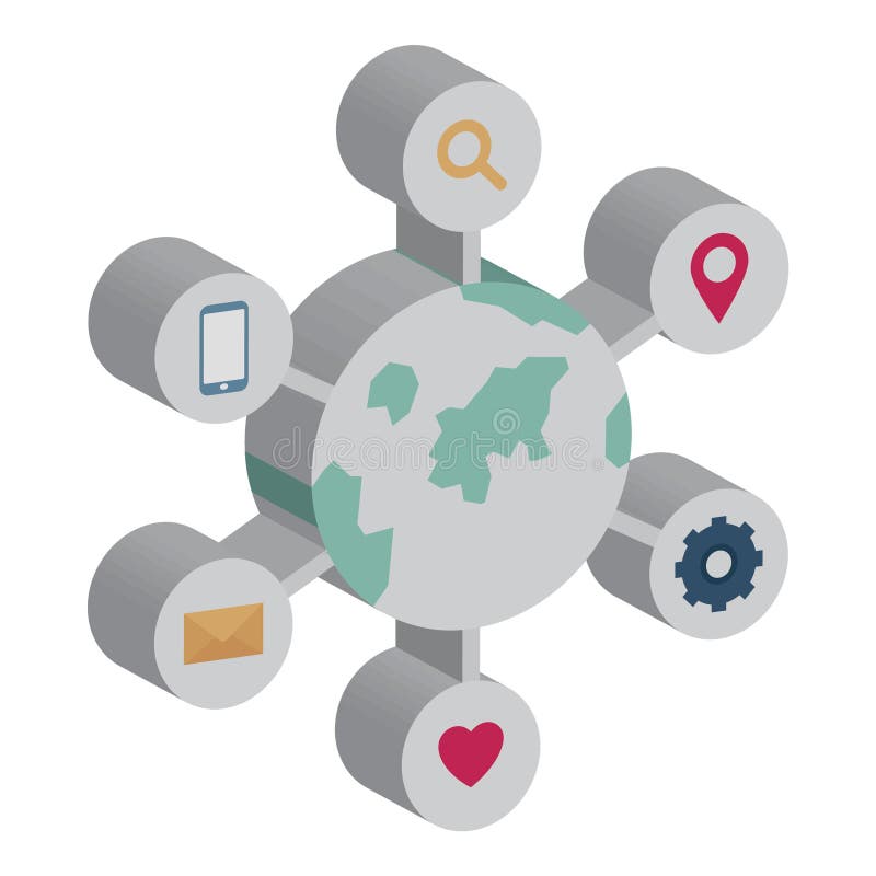 Internet Connected Devices Vector Icon Which Can Easily Modify or Edit ...