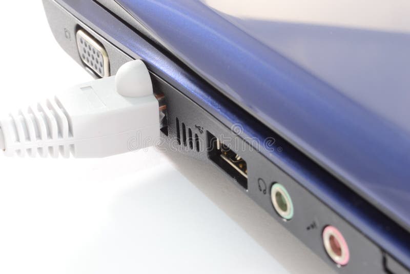 Laptop connections detail stock image. Image of stylish - 1807969
