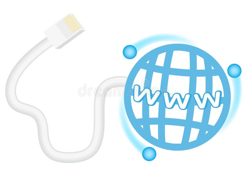 Internet connection stock vector. Illustration of world - 26859064