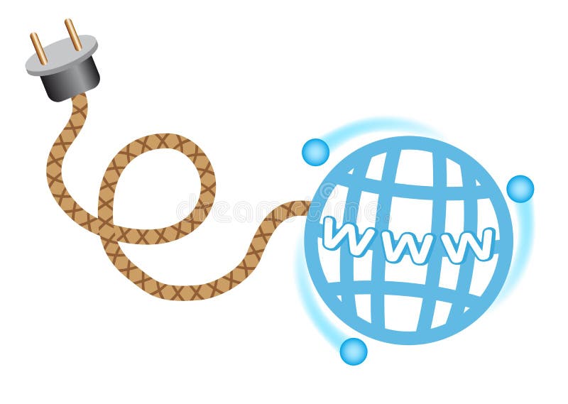 Internet connection stock vector. Illustration of connection - 26859077