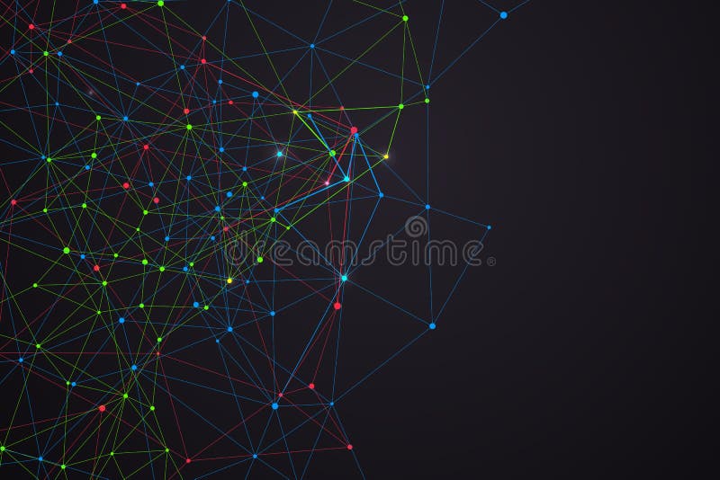 Internet Connection, Abstract Sense of Science and Technology Gr Stock ...