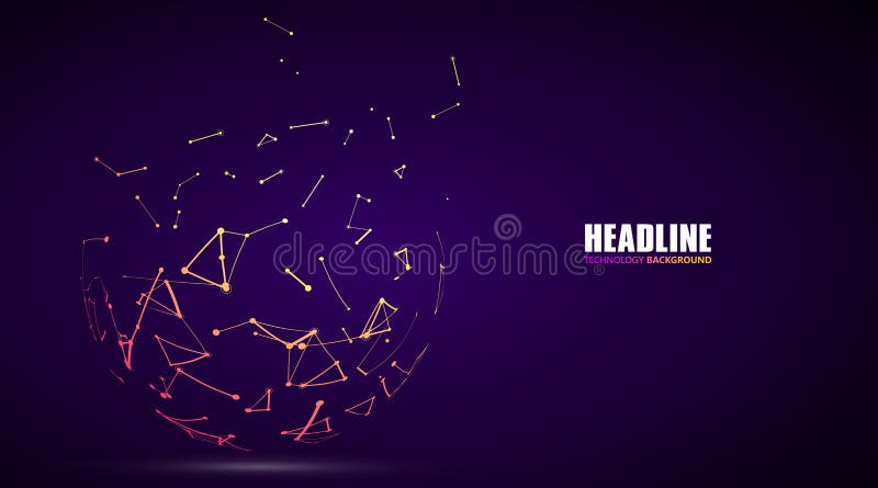 Internet Connection, Abstract Sense of Science and Technology Graphic ...