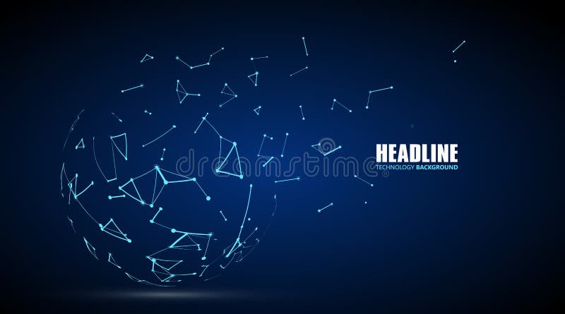 Internet Connection, Abstract Sense of Science and Technology Graphic ...