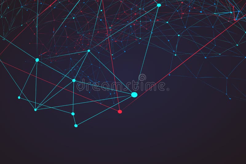 Abstract Sense of Science and Technology Graphic Design. Stock ...