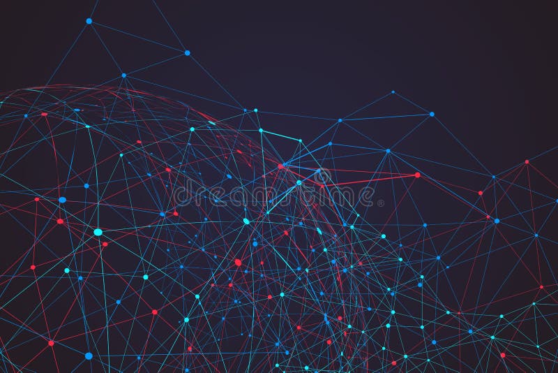 Internet Connection, Abstract Sense of Science and Technology Gr Stock ...