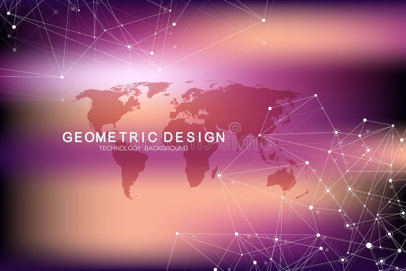 Internet Connection Background, Abstract Sense of Science and ...