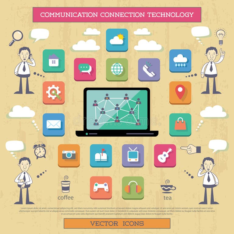 Infographic Element Internet Connection Stock Illustrations – 20,811 ...