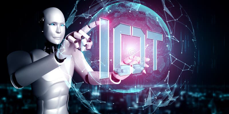 Internet Connection Controlled by AI Robot and Machine Learning Process ...