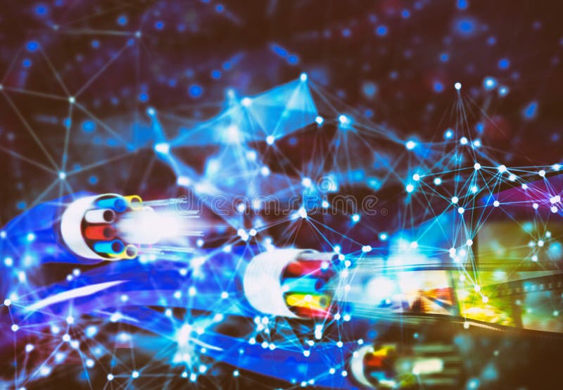 Internet Connection with the Fiber Optic Cables. Concept of Fast ... Internet Connection with the Fiber Optic Cables. Concept of Fast ...