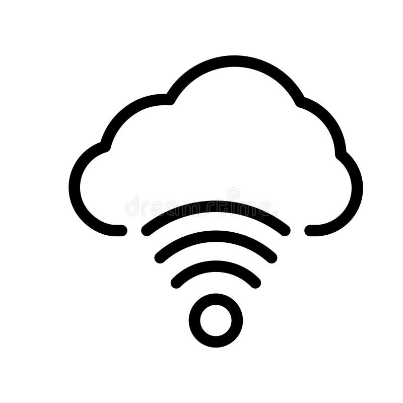 Internet connection icon stock vector. Illustration of meticulously ...