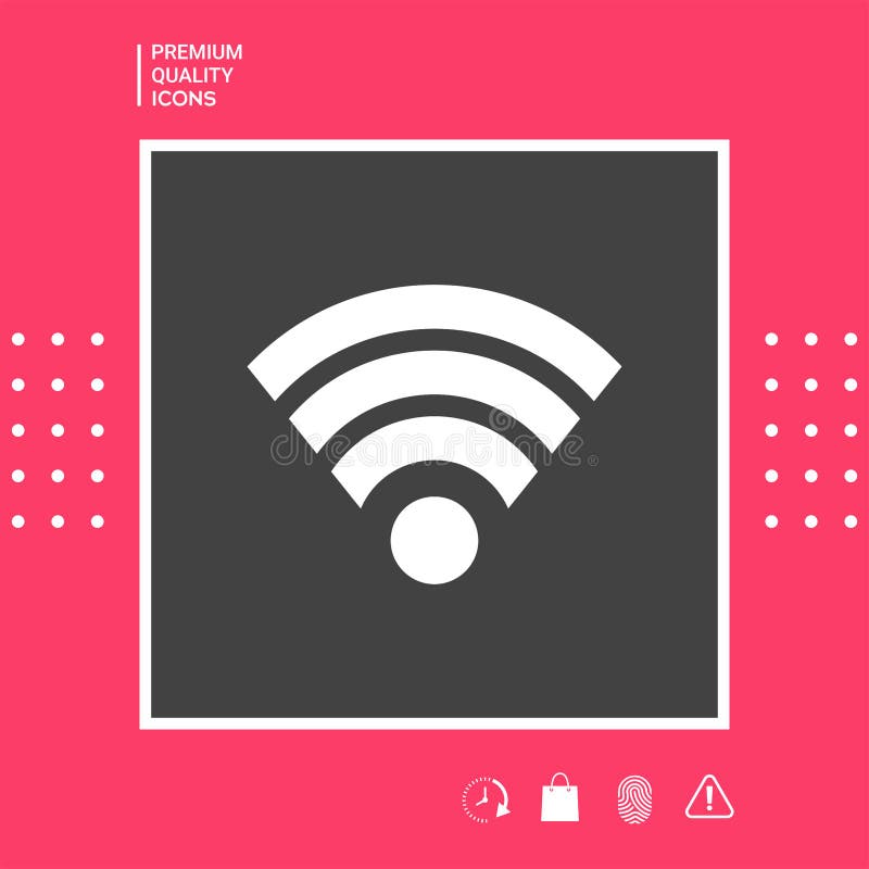 Internet Connection Icon. Graphic Elements for Your Design Stock Vector ...