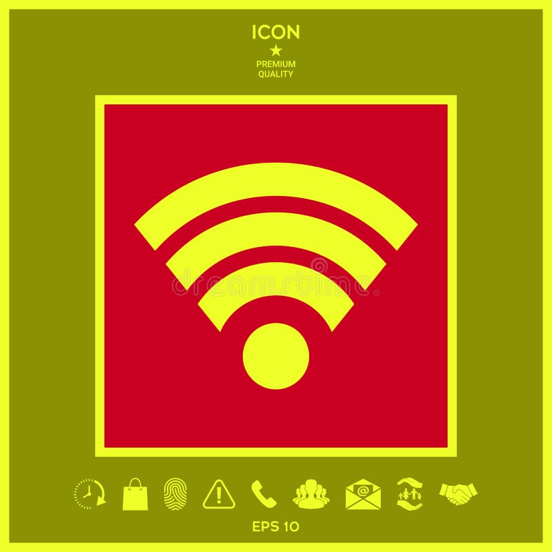 Internet connection icon stock vector. Illustration of sharing - 119552102