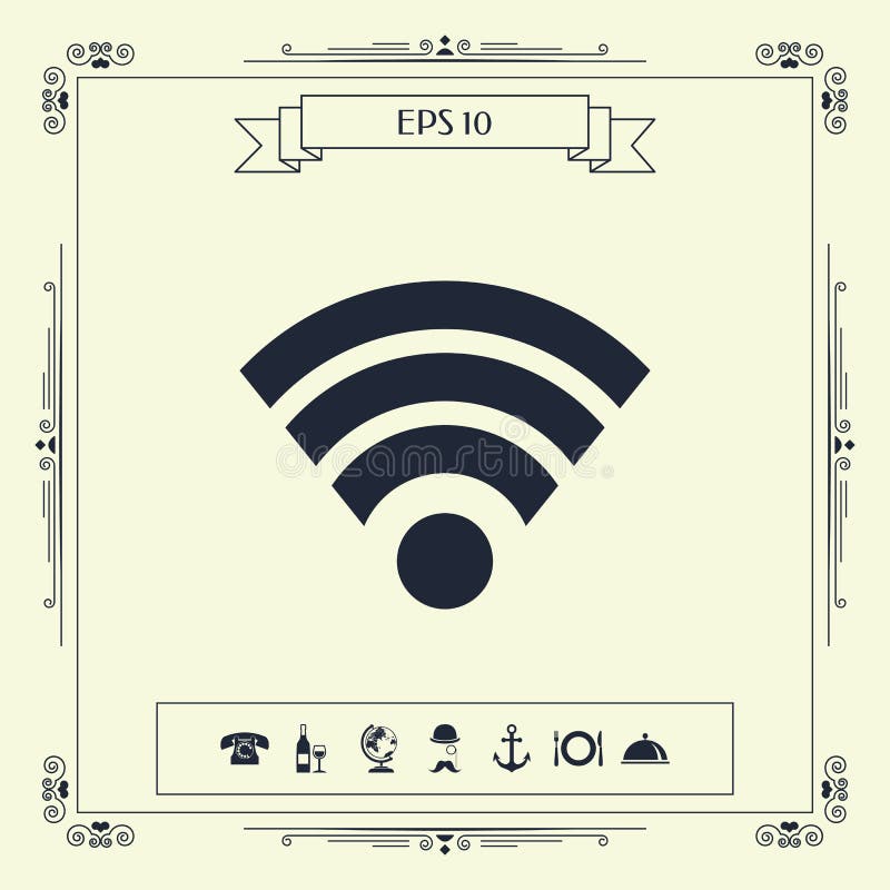 Internet connection icon stock vector. Illustration of signal - 123206796