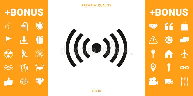 Internet connection icon stock vector. Illustration of spot - 123539442