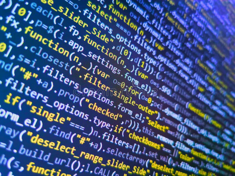Coding Css on Mornitor at the Office - for Background or Montage ...