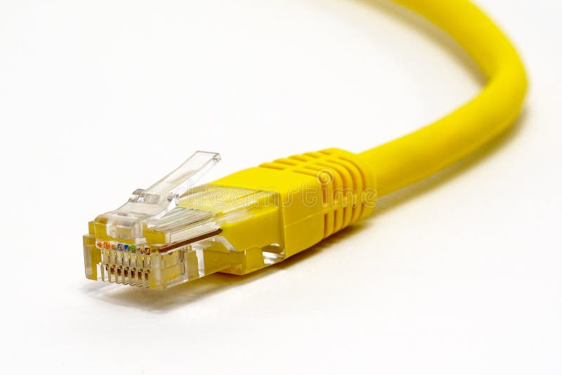 Internet Connector Close Up Stock Image - Image of society, colorful ...