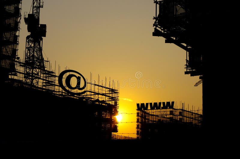 Internet Construction stock photo. Image of design, construction - 23082252