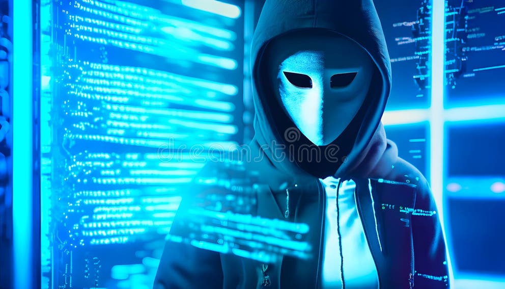 Internet Crime, Hacking, and Malware Concept. Generative Ai Stock Illustration - Illustration of ...
