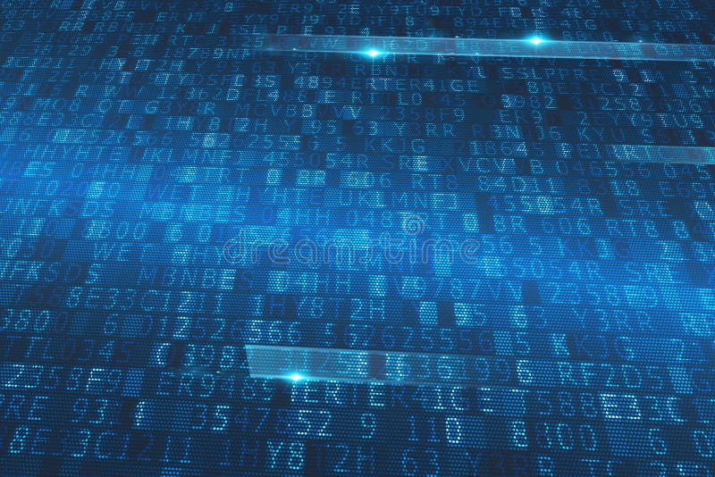 Internet Crypted Code. Concept of Internet Security Stock Image - Image ...