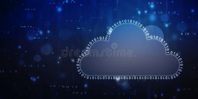 , Internet Data Storage, Data Cloud Stock Illustration - Illustration of computing, background ...