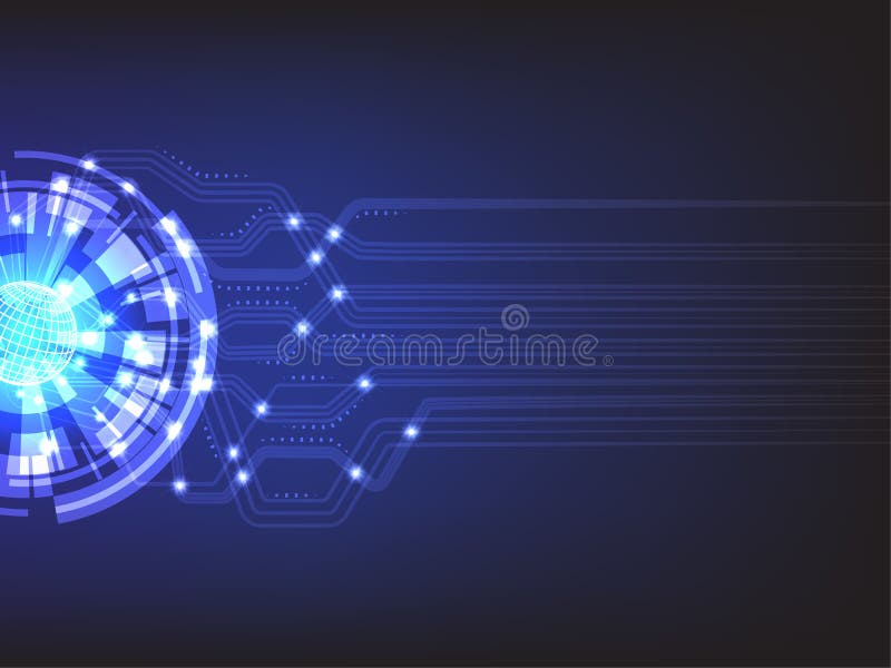 Internet and Datatransmission Concept Stock Illustration - Illustration ...