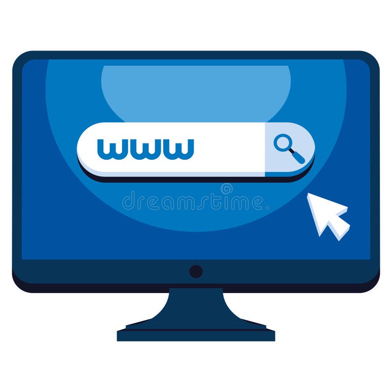 Internet day computer stock vector. Illustration of social - 316907138