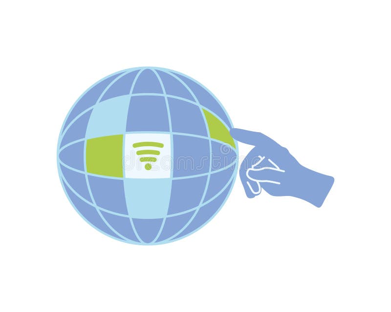 Internet day connected stock vector. Illustration of design - 312005942