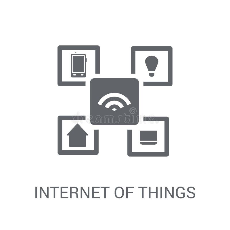 Vettore Dell'icona Di Internet Isolato Su Fondo Bianco, Sul Segno Di ...