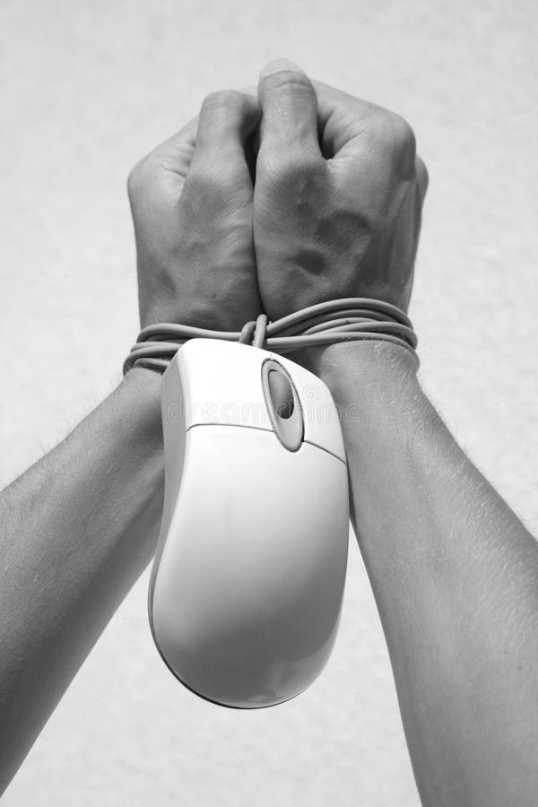 Internet dependency stock photo. Image of anxiety, silver - 4631664