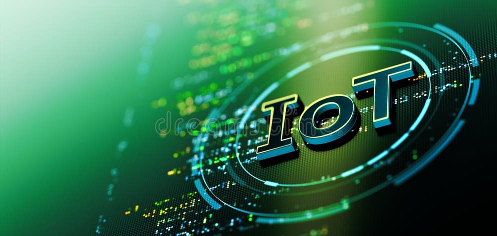 Internet Des Objets IoT Network Smart Technology Concept Illustration Stock - Illustration of ...