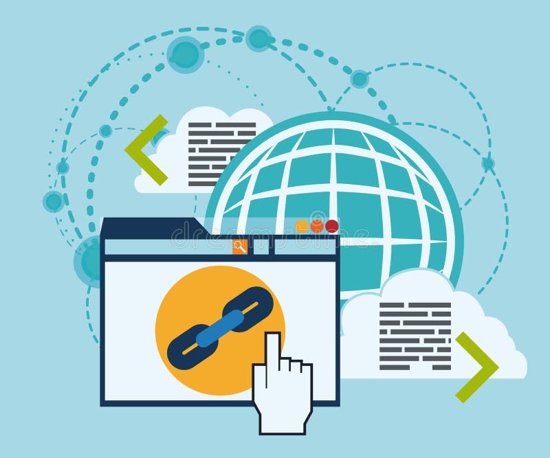 Internet design. stock vector. Illustration of connectivity - 58387051