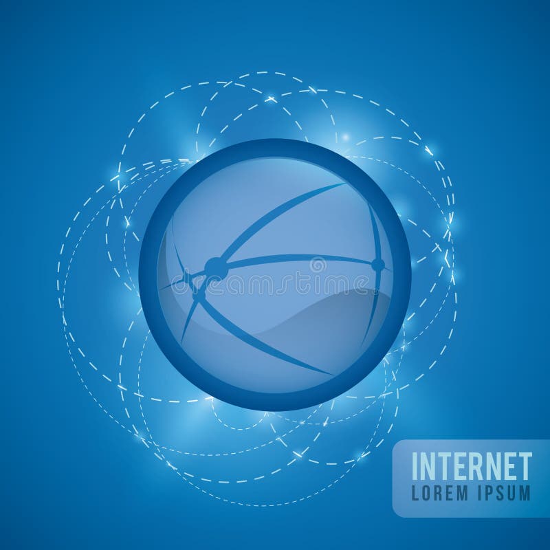 Internet design. stock vector. Illustration of computing - 58387544