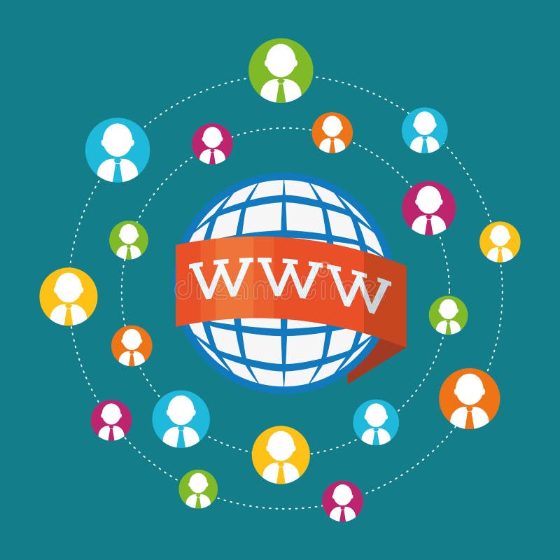 Internet, design stock vector. Illustration of online - 59043906