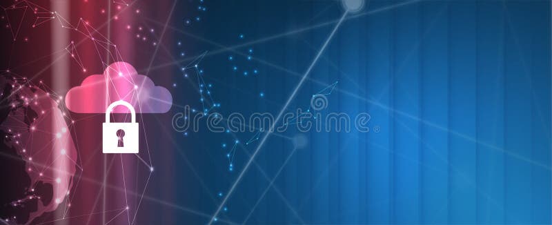 Internet Digital Security Technology Concept for Business Background ...