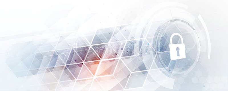 Internet Digital Security Technology Concept for Business Background ...