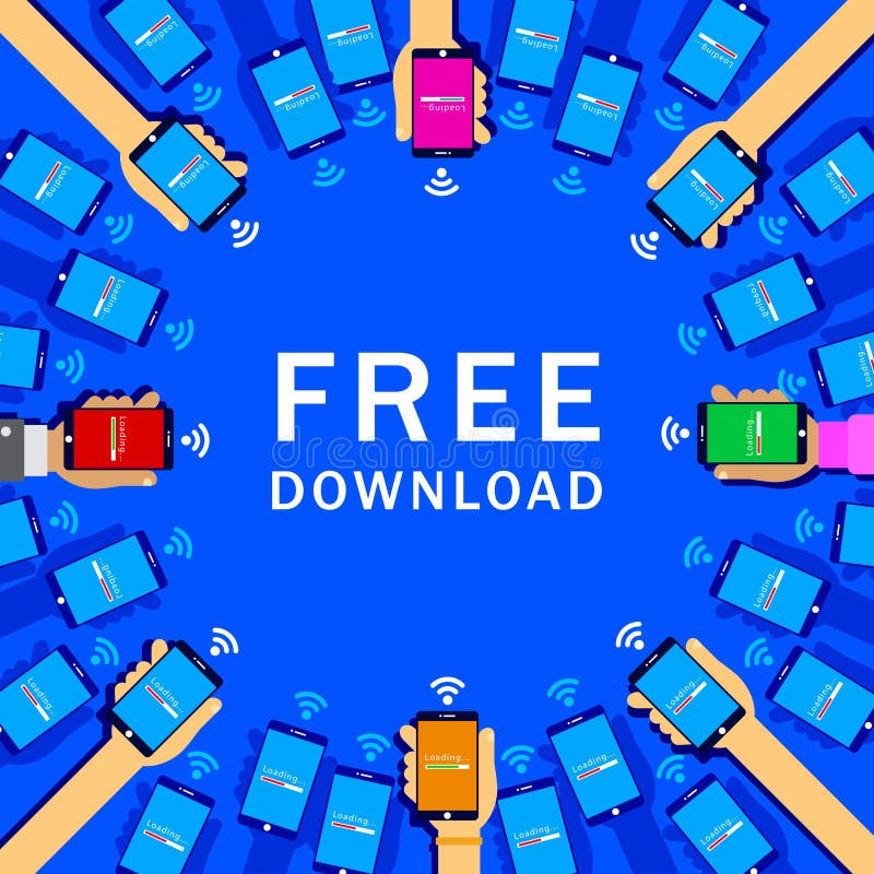 Internet download stock vector. Illustration of download - 40318215