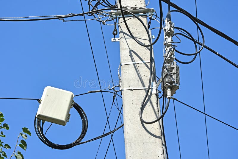 The internet pole stock photo. Image of located, internet - 145276896