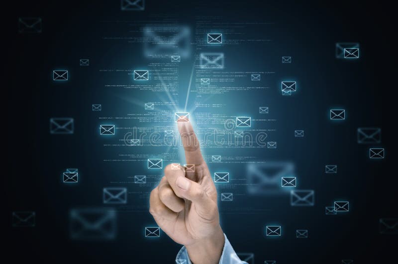 Internet Email Concept stock image. Image of internet - 93818559