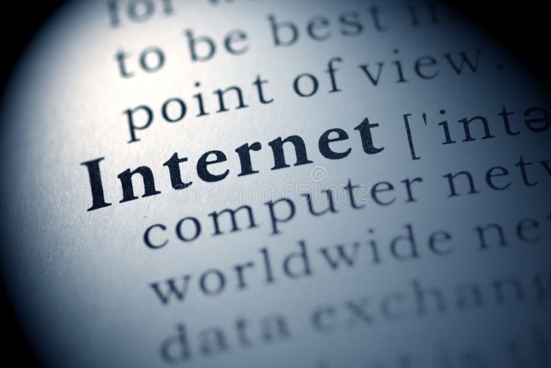 Definition of Internet of Things Stock Image - Image of internet, word ...