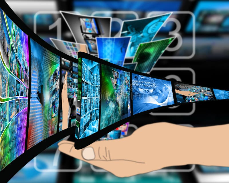 Internet film stock illustration. Illustration of networking - 38501527