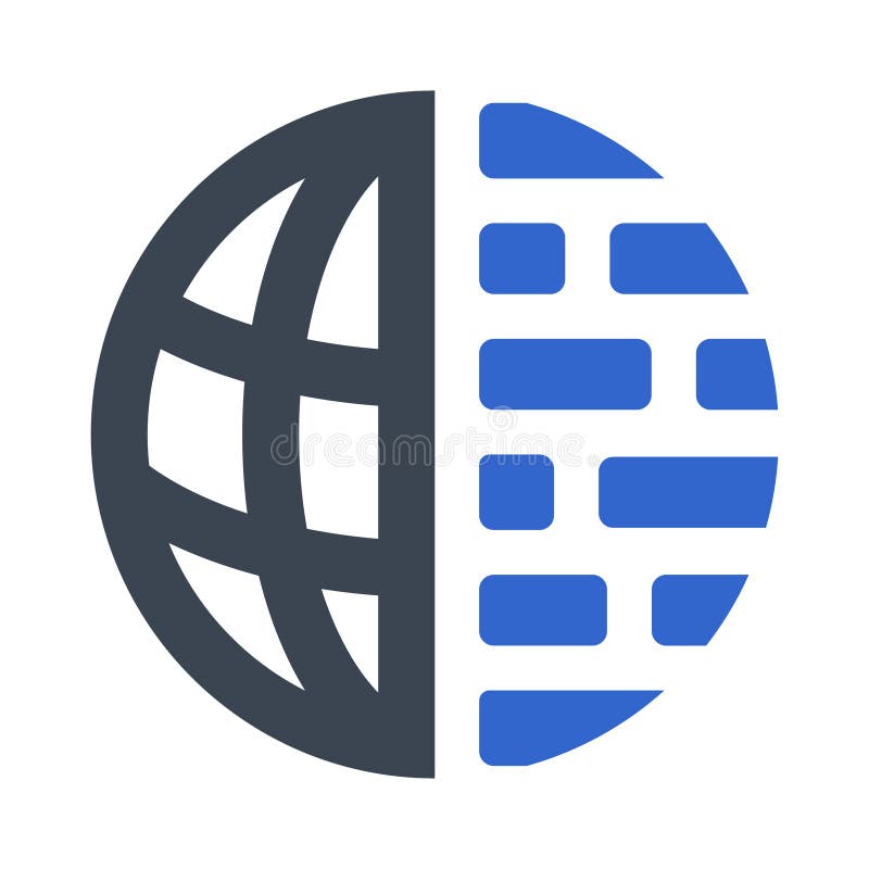 Internet firewall icon stock vector. Illustration of security - 274944991