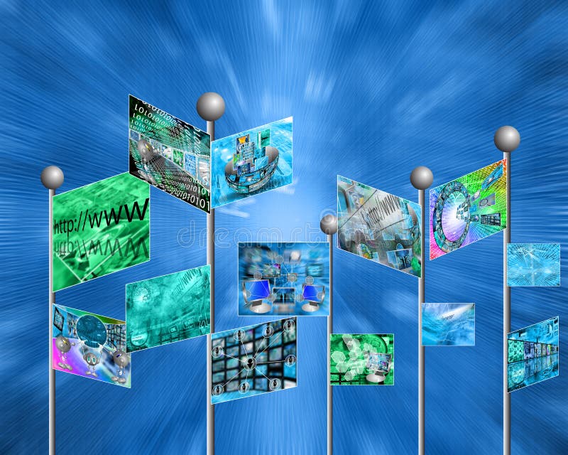 Internet flags stock illustration. Illustration of interface - 52600369