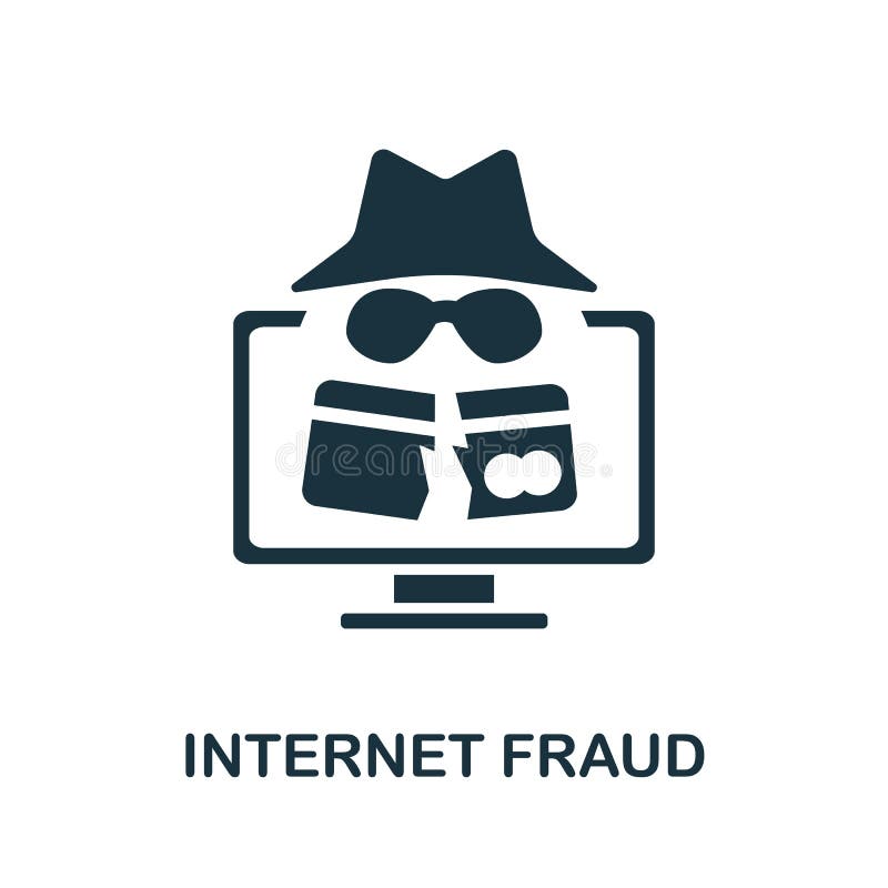 Fraud, Internet, Login, Password, Theft Flat Color Icon Vector Stock ...